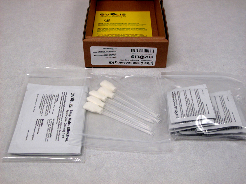 What Is Inside An Evolis Ultra Clean Cleaning Kit TransTech Systems Inc